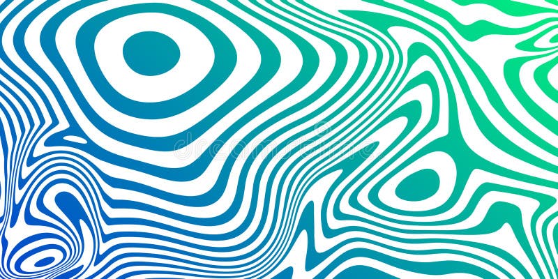 Psychedelic Vortex Pattern on Transparent Background. Blue-green ...