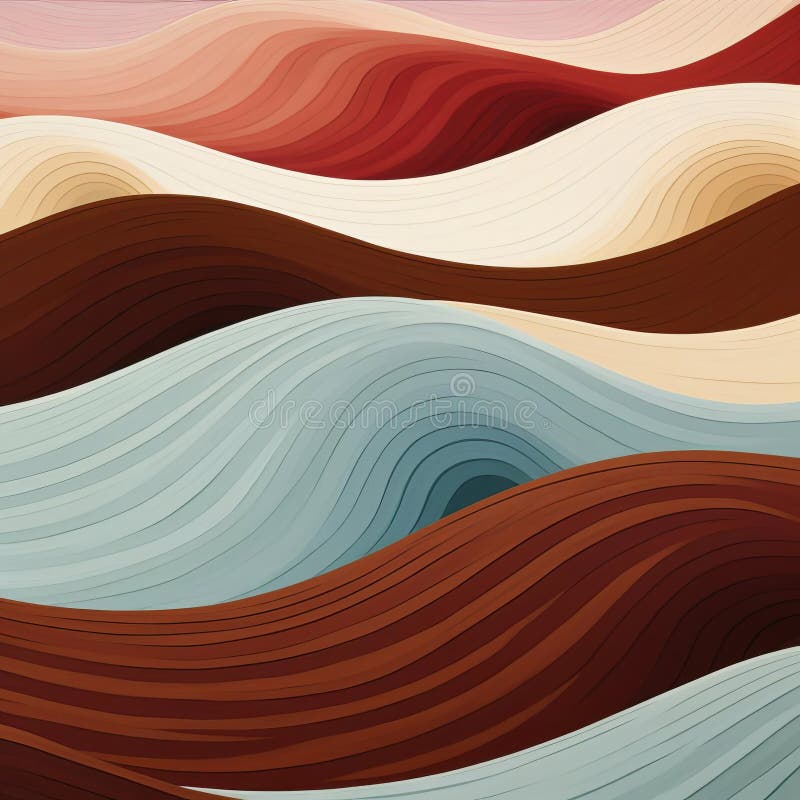 Psychedelic Waves: Vibrant Colors & Quantum Textures Stock Illustration ...