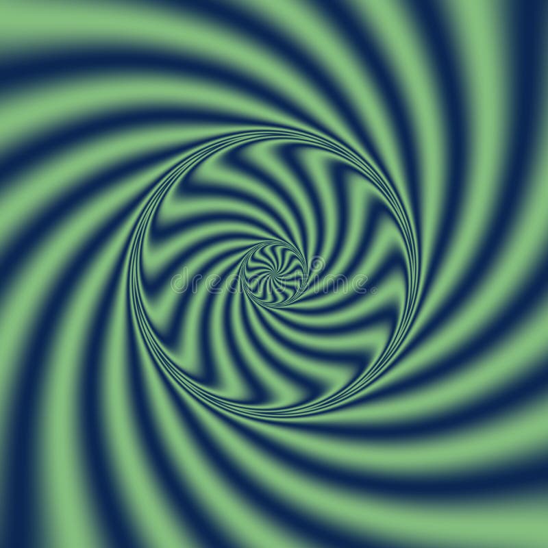 Psychedelic Wind Spiral. Digital Abstract Image with a Psychedelic ...