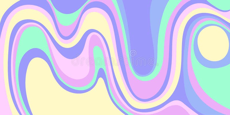 Psychedelic Y2k Background 2000. Stock Illustration - Illustration of ...