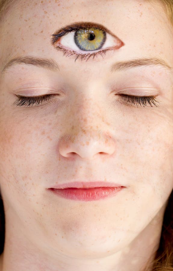 Psychic face stock image. Image of adult, knowledge, fear - 37697249