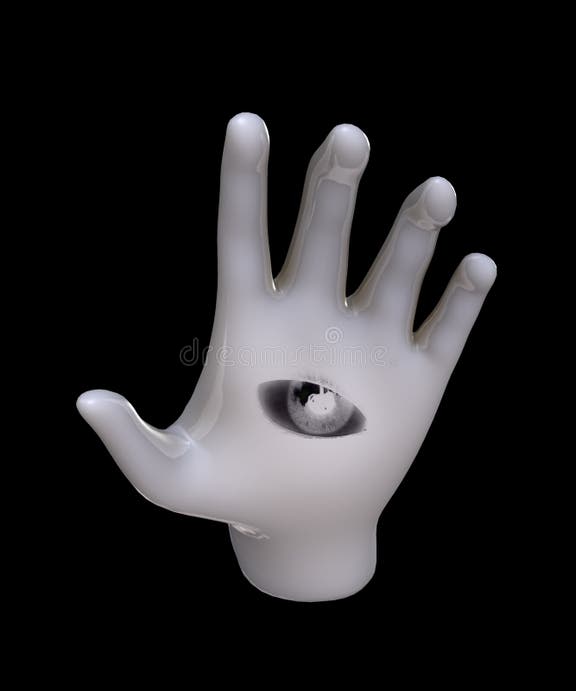 Psychic Hand stock illustration. Illustration of fingertips - 31338123
