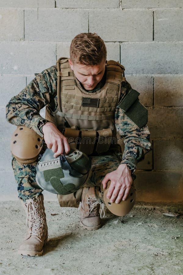 Psychic Problems in Soldiers. the Soldier Has Psychological Problems ...