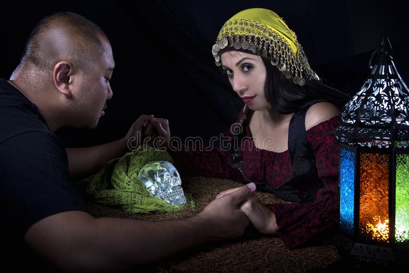 Psychic or a Spirit Medium stock image. Image of mystic - 78302829