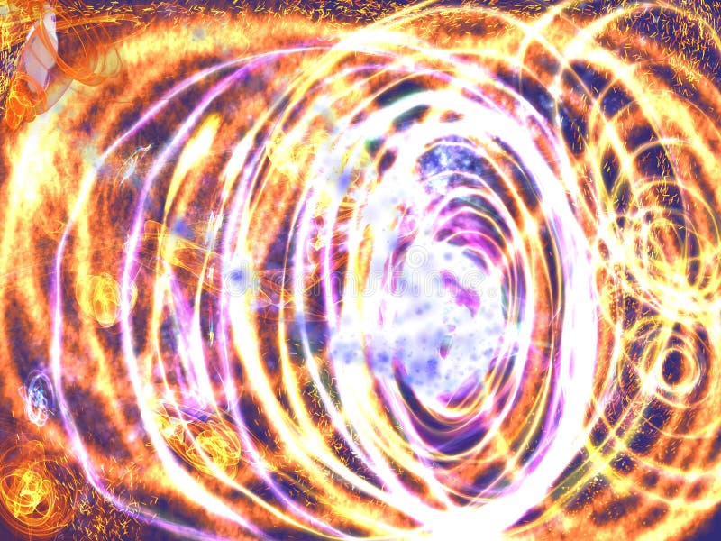 Psychic Wave Trippy Dreamy Abstract Surreal Visuals Stock Illustration ...