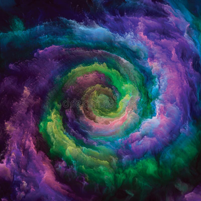 Psycho-dynamics of Active Colors Stock Illustration - Illustration of ...