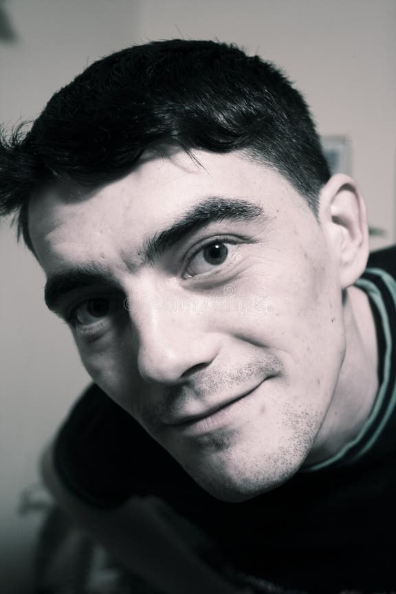 Psycho face stock image. Image of shadow, black, male - 4336273