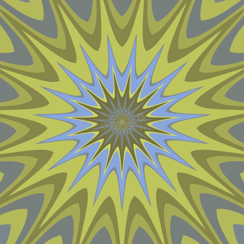 Psycho Floral Pattern Generated Texture Stock Illustration ...