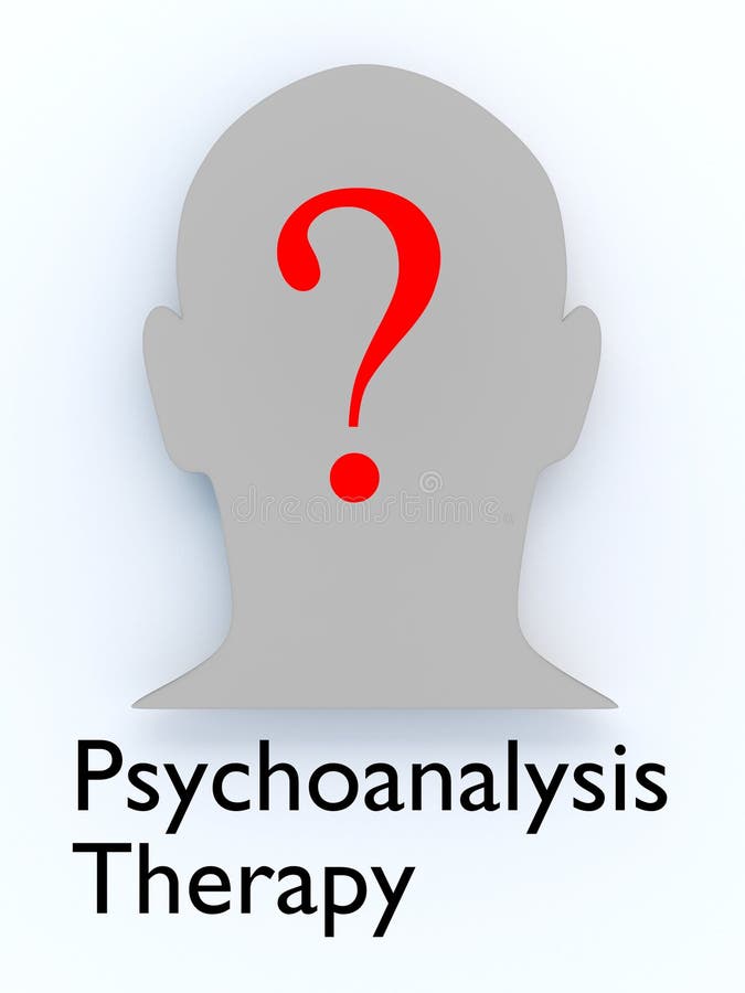 Psychoanalysis Therapy Concept Stock Illustration - Illustration of ...