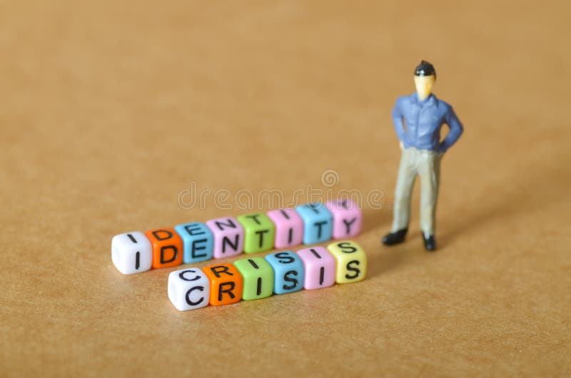 Psychological Conflict: a Visual Metaphor for Identity Crisis Stock ...