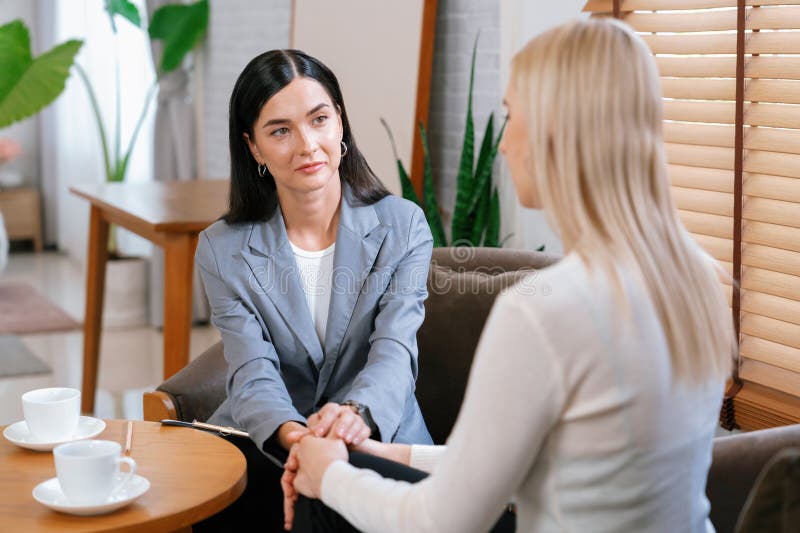 Psychological Consultation, Patient Seeking Help from Expertise. Blithe ...