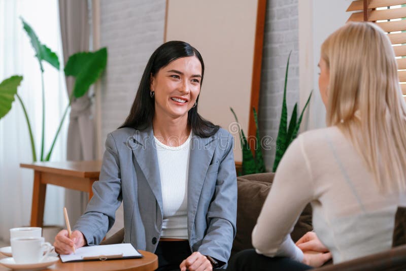 Psychological Consultation, Patient Seeking Help from Expertise. Blithe ...