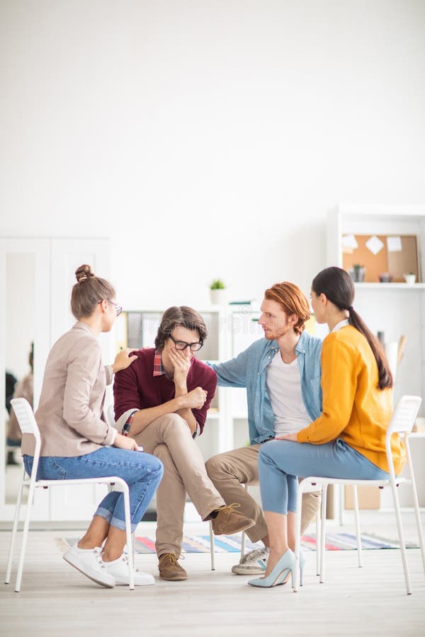 Psychological support stock photo. Image of discussing - 138367260