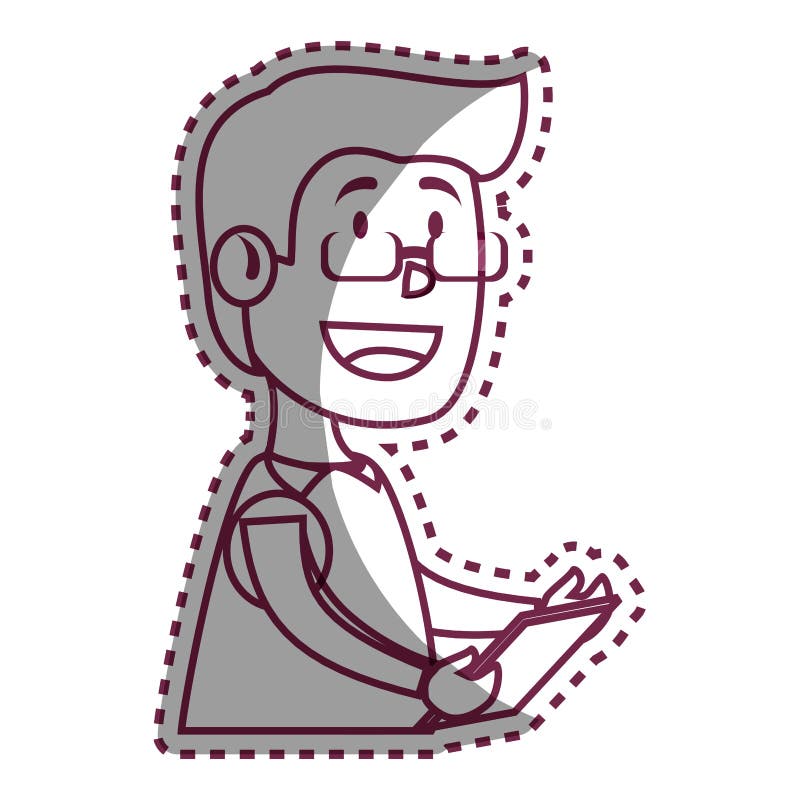 Psychologist Avatar Character Icon Stock Vector - Illustration of ...