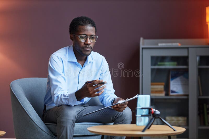 Psychologist Having Online Session Stock Photo - Image of anxiety ...