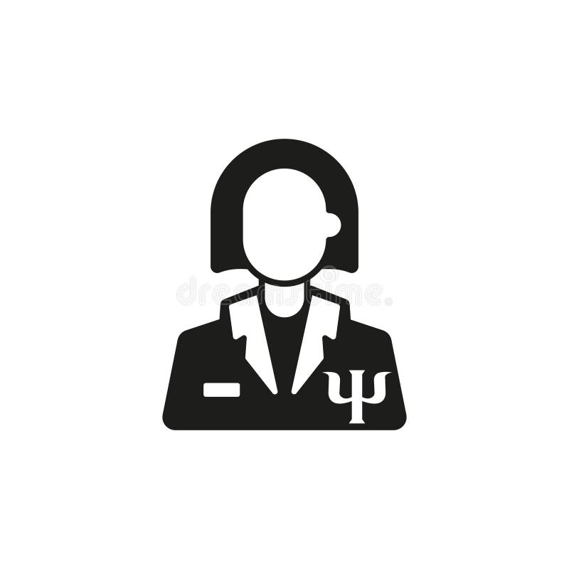 Psychologist Icon stock illustration. Illustration of mental - 380253786