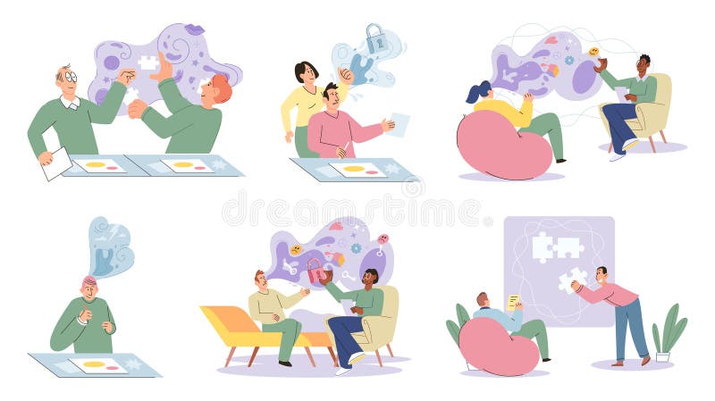 Adult Therapy Session Stock Illustrations – 714 Adult Therapy Session ...