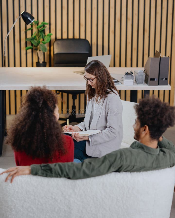 Psychologist Session For Couple Men And Women Taking Care Mental
