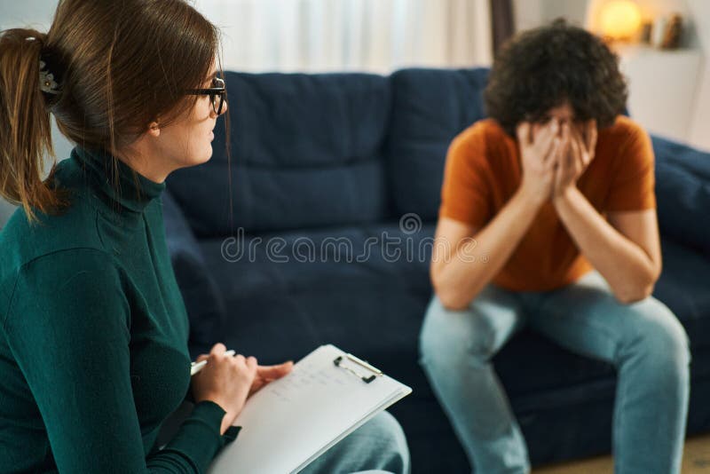 229 Counseling Session Client Upset Stock Photos - Free & Royalty-Free ...