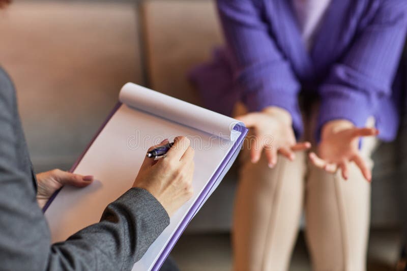 Psychologist Talking To Married Couple Stock Image - Image of awareness ...
