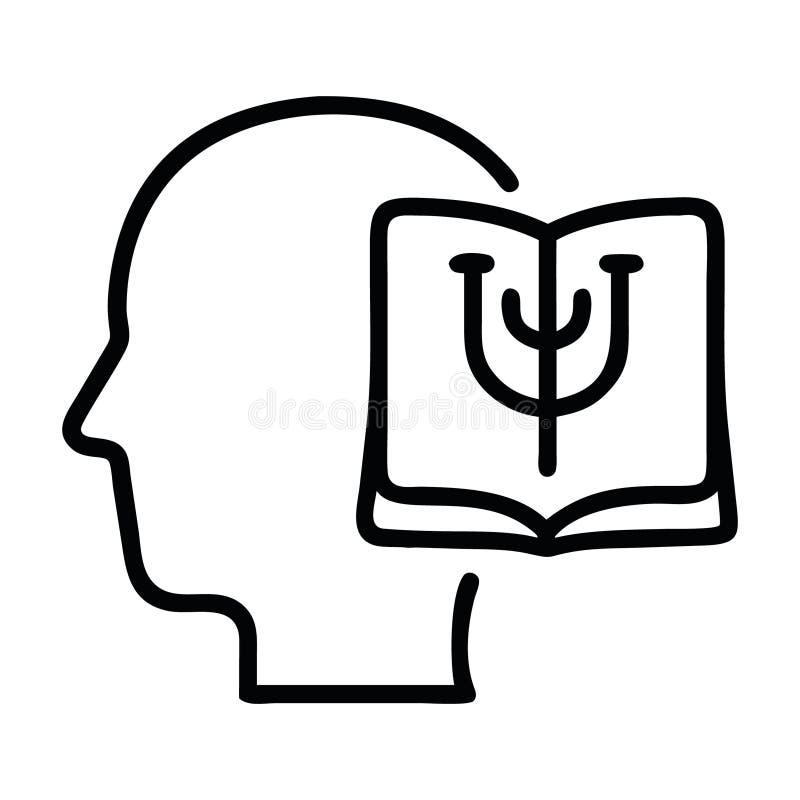 Psychology Book Mental Knowledge Icon Stock Vector - Illustration of ...