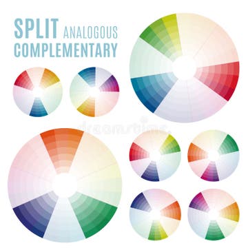 Complementary Split Stock Illustrations – 105 Complementary Split Stock ...