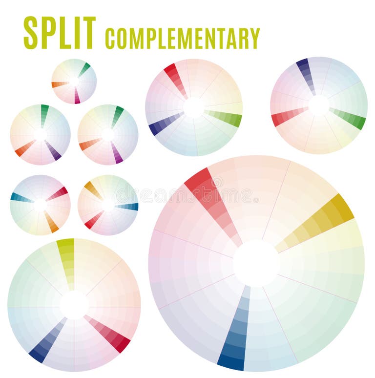 Complementary Split Stock Illustrations – 105 Complementary Split Stock ...
