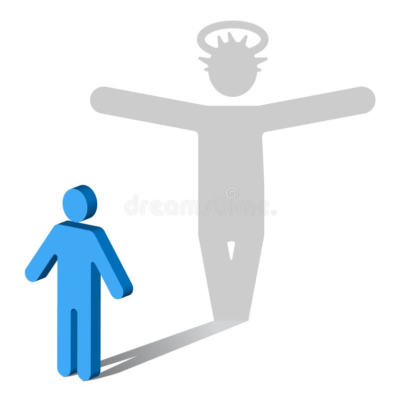 Psychology-Messiah Complex-Male Stock Vector - Illustration of health ...