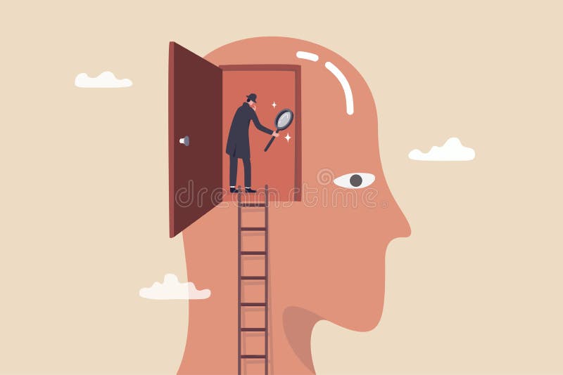 Psychology and Mindset, Deep Mind Thinking or Mental Health Diagnose ...