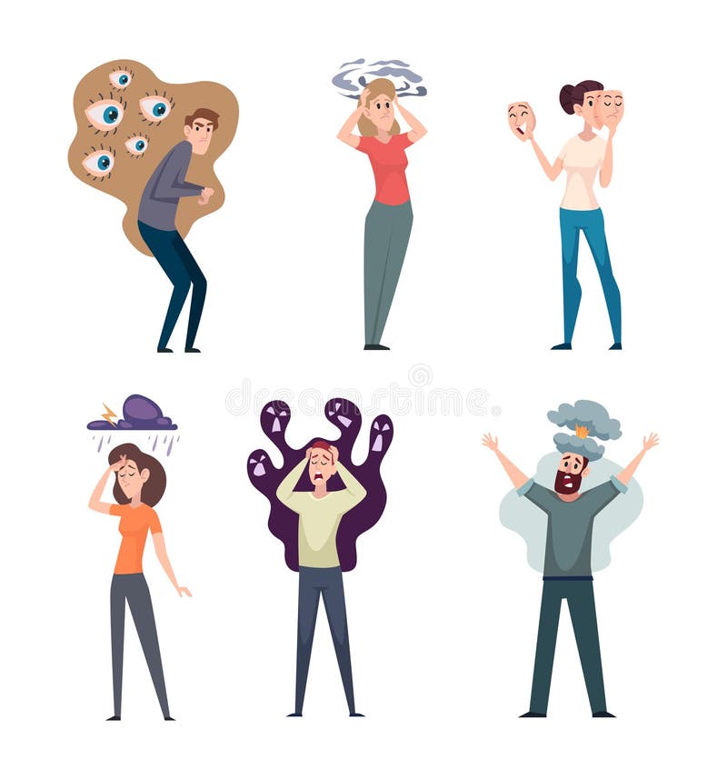 Psychology Problem. Unhealthy Mental Negative Disease States Bipolar ...