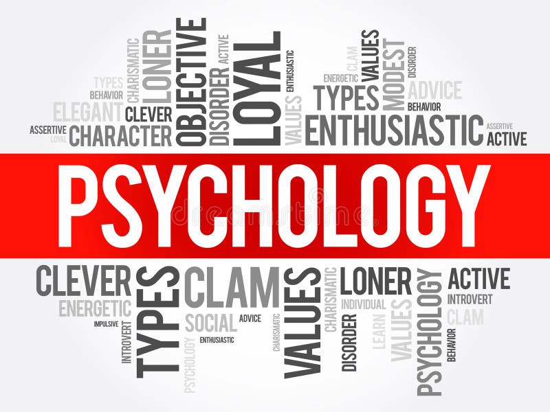 Psychology Word Cloud Collage Stock Illustration - Illustration of ...