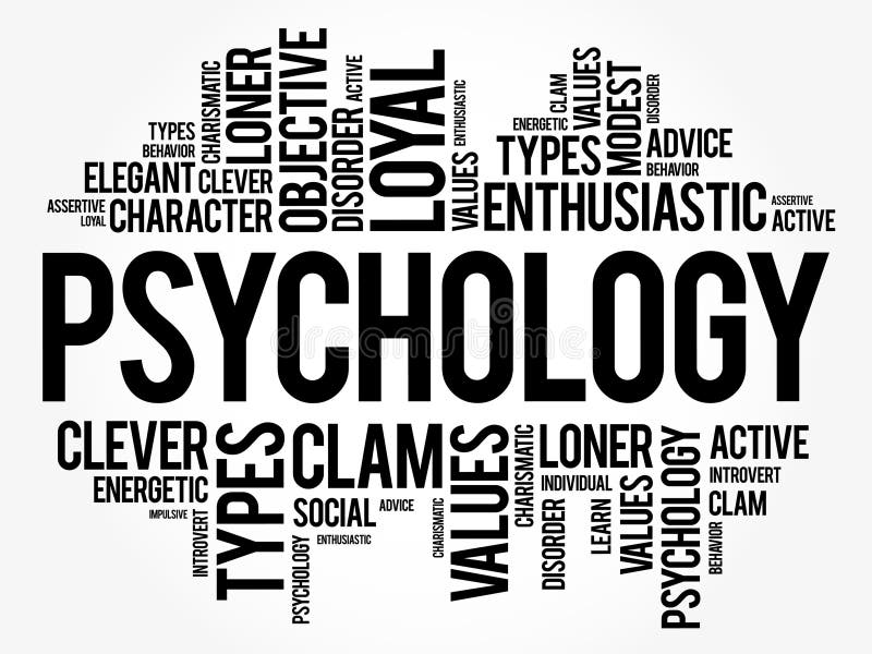 Psychology Word Cloud Collage , Social Health Concept Stock ...