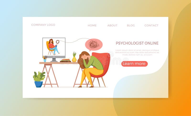 Psychology Therapy Counseling Vector Concept. Cartoon Illustration of ... Psychology Therapy Counseling Vector Concept. Cartoon Illustration of ...