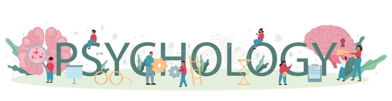 Psychology Typographic Header Concept. Mental and Emotional Health ...