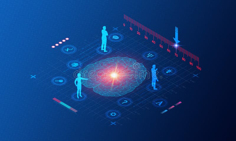 Psychometrics Concept - 3D Illustration Stock Illustration ...