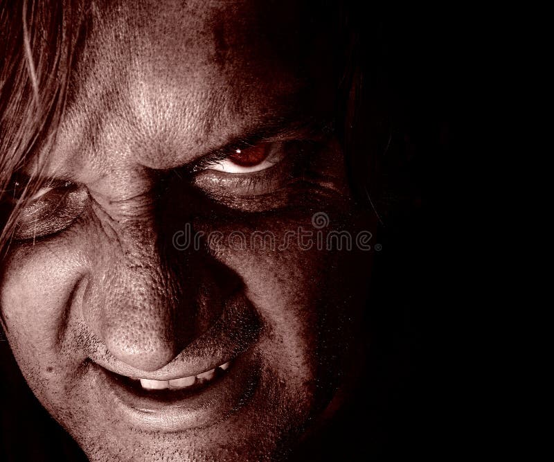 Homme Psychopathe Bizarre Obscur Image stock - Image du psychopathe ...