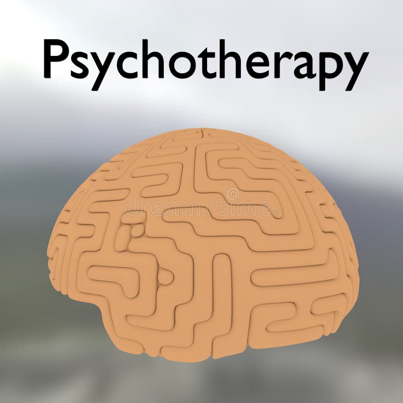 Psychotherapy - Mental Concept Stock Illustration - Illustration of ...