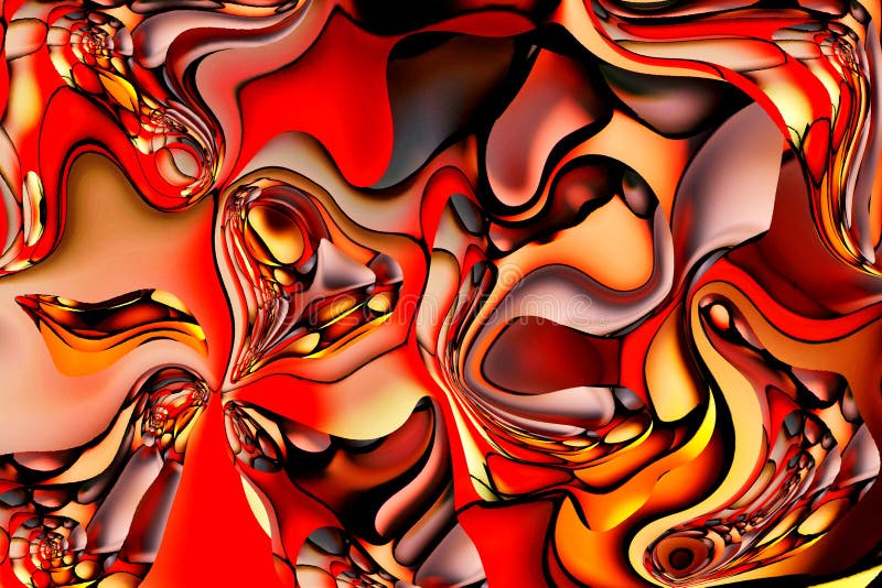 Psyhodelic Photo Abstract Background with a Distorted Forms Stock Image ...