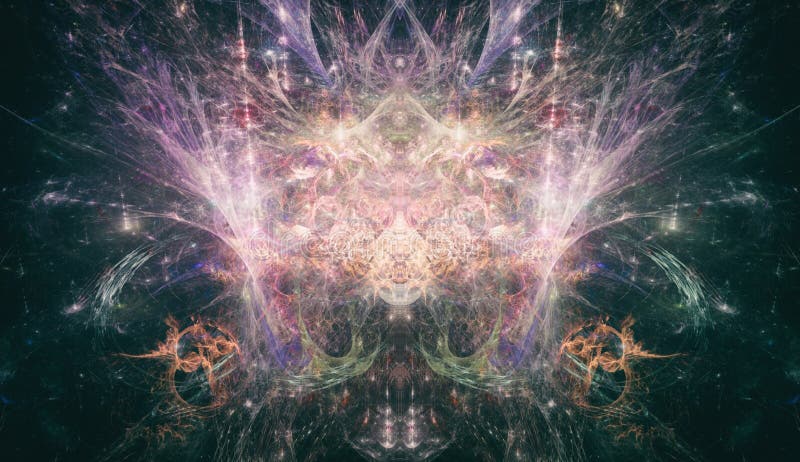 Psykedelisk Fractal Art PsyTrance Concept Arkivfoto - Bild av internet ...