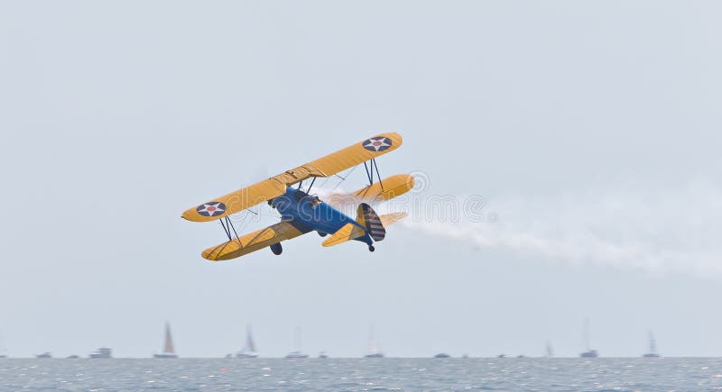PT-17 Stearman stock image. Image of show, military, airplane - 10884817