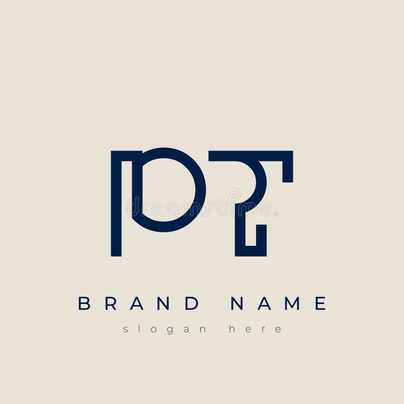 PT Alphabet Letter Icon Logo Stock Vector - Illustration of letters ...