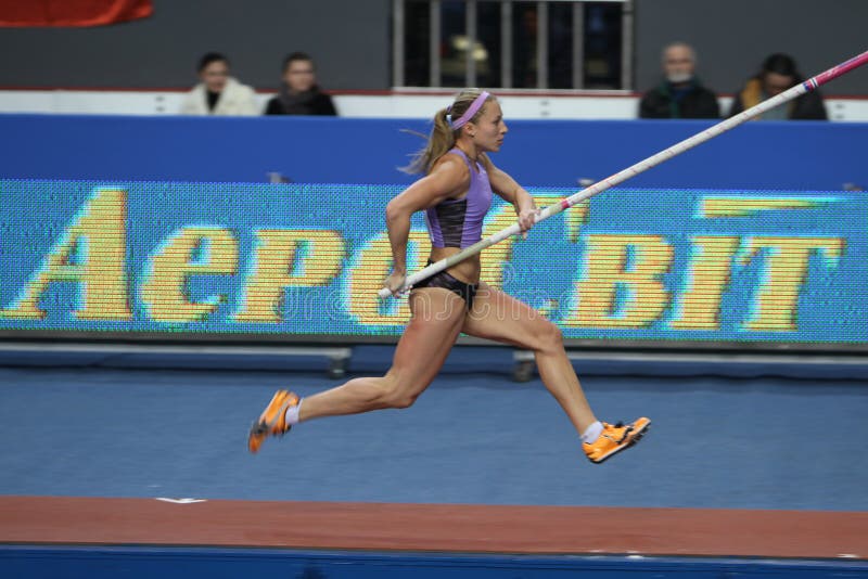 Ptacnikova Jirina - Czech Pole Vaulter Editorial Photography - Image of ...