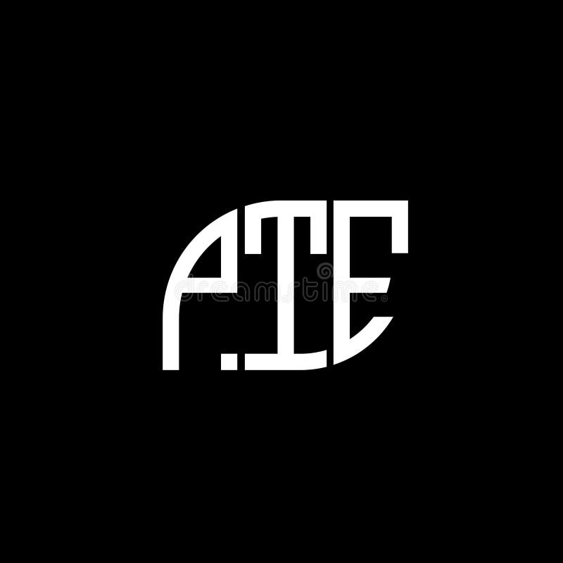 PTE Letter Logo Design on Black Background.PTE Creative Initials Letter ...