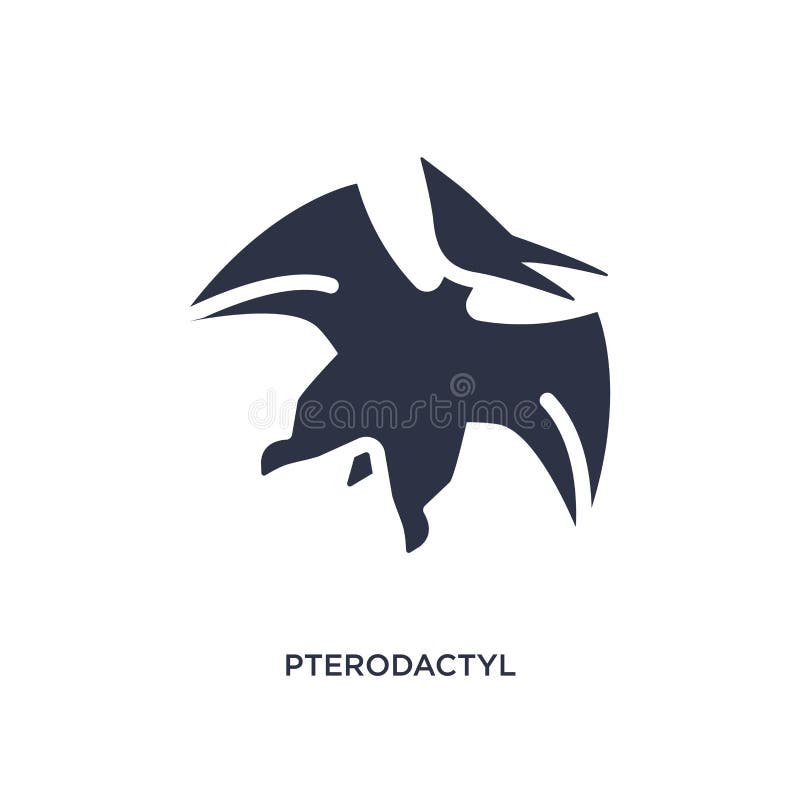 Pterodactyl Editable Symbol Design Stock Illustrations – 15 Pterodactyl ...