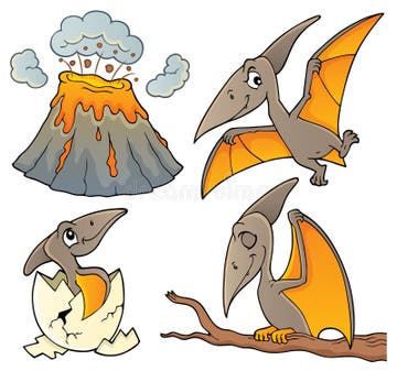 Pterodactyls Drawing Stock Illustrations – 54 Pterodactyls Drawing ...