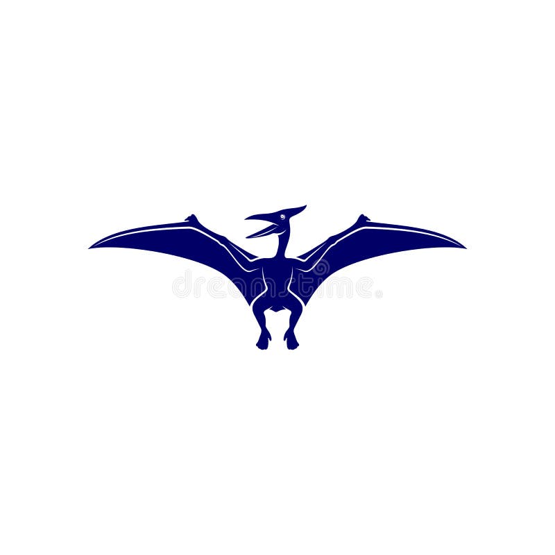 Pterosaurs Logo Design Vector. Icon Symbol Stock Illustration ...