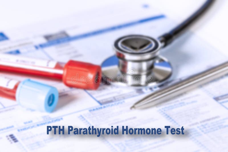 PTH Parathyroid Hormone Test Testing Medical Concept. Checkup List ...