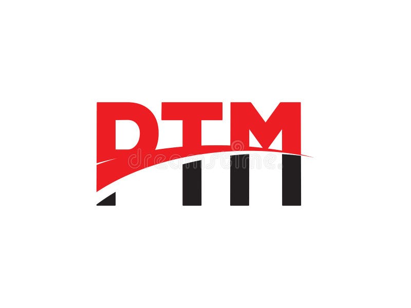 PTM Letter Initial Logo Design Vector Illustration Stock Vector ...