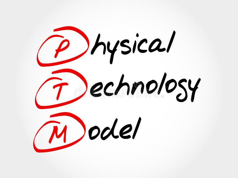 PTM - Physical Technology Model Stock Illustration - Illustration of ...