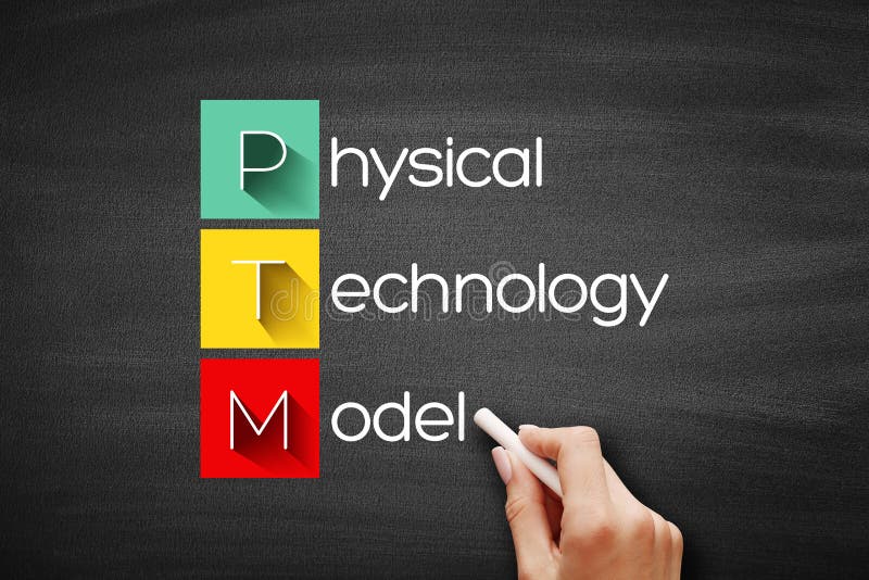 Ptm Physical Technology Model Acronym Concept Background Stock Photos ...